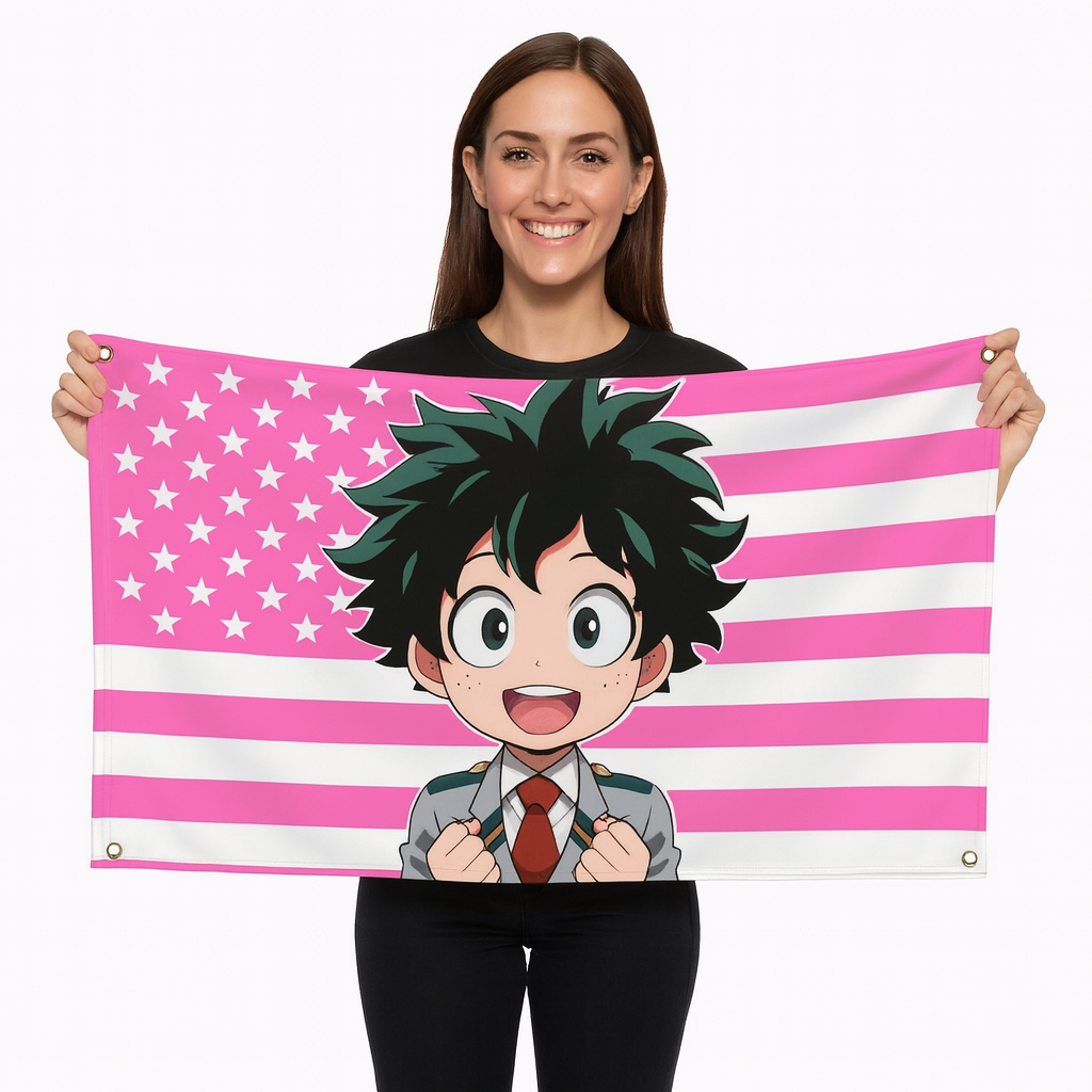 Izuku Midoriya Flag - MHA™